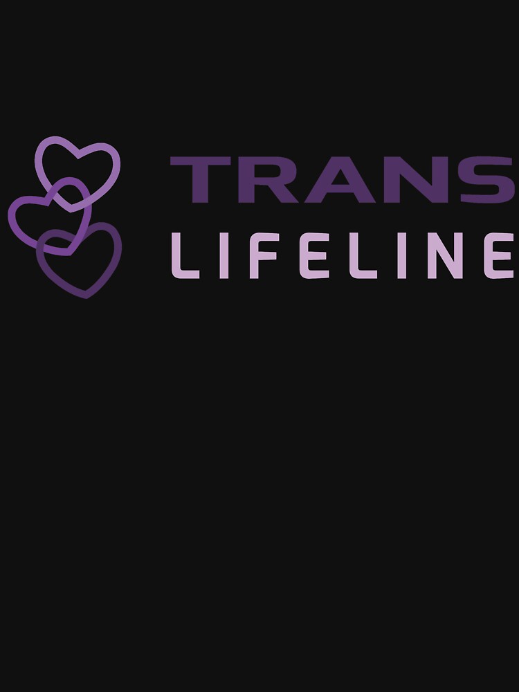 "Trans Lifeline Logo" T-shirt for Sale by translifeline | Redbubble ...