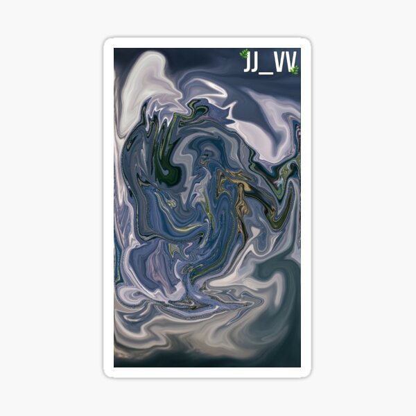 "original design with JJVV logo" Sticker by JJVV | Redbubble