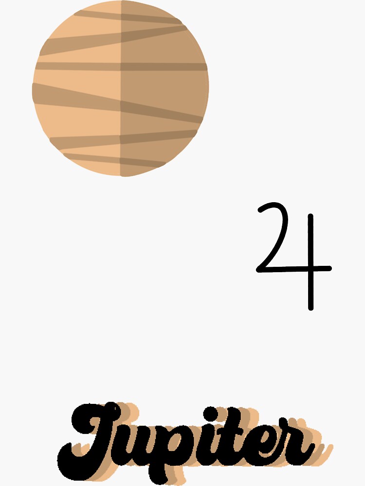 "Jupiter Planet Pack" Sticker for Sale by solarsquidd | Redbubble