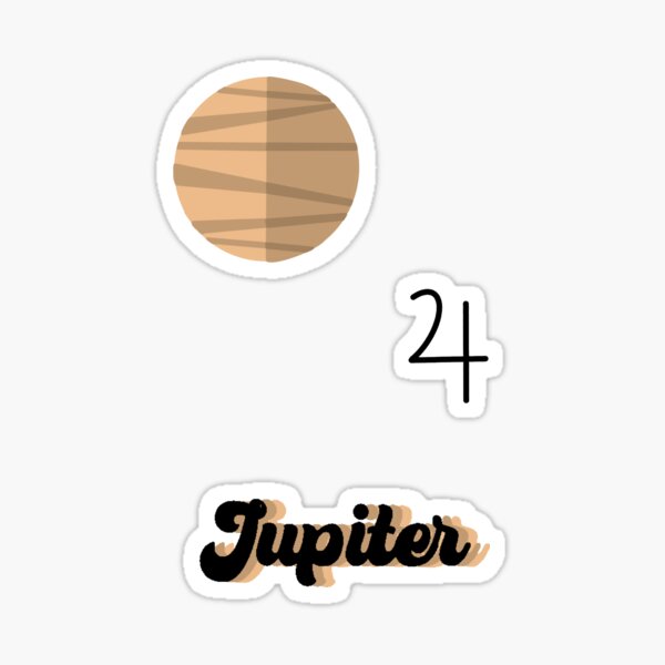 "Jupiter Planet Pack" Sticker for Sale by solarsquidd | Redbubble