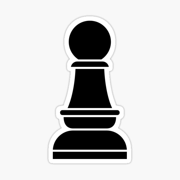 "Chess Pawn" Sticker for Sale by liftdesign | Redbubble