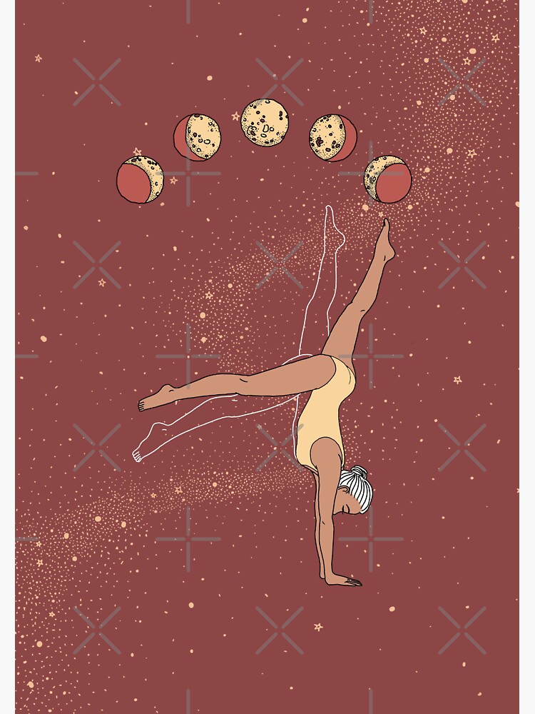 "Yoga Asana" Sticker for Sale by sierratruong | Redbubble