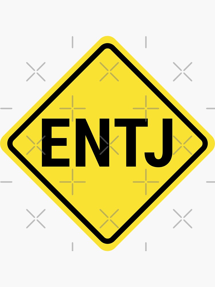 "ENTJ Laptop Sticker Road Sign Style" Sticker for Sale by meetkaushal ...