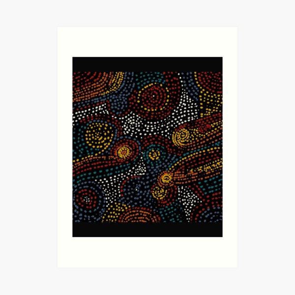 "Aboriginal Art Australian aboriginal sun" Art Print for Sale by ...