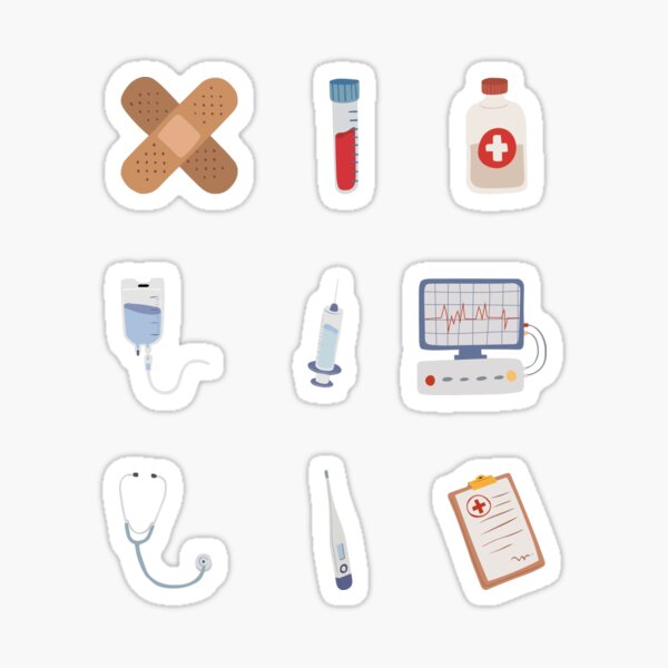 "nurse tools pack" Sticker for Sale by tali-smith | Redbubble
