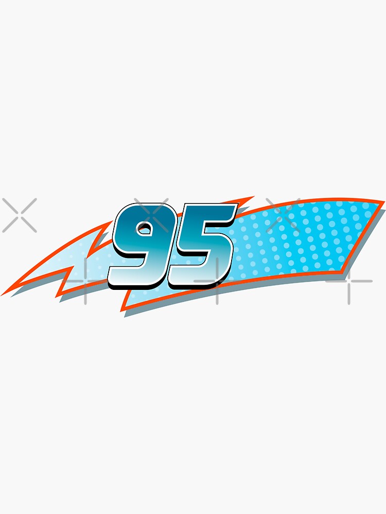"95 Blue" Sticker for Sale by RaymondDiaz | Redbubble
