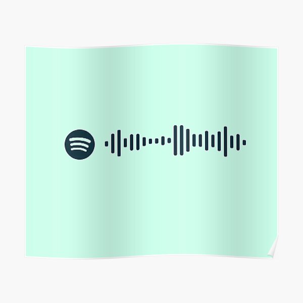 "Never Gonna Give You Up by Rick Astley Rickrolled Spotify Code Mint ...