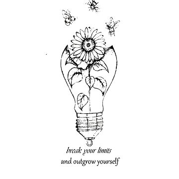 "Break your limits and outgrow yourself" Sticker for Sale by star in ...