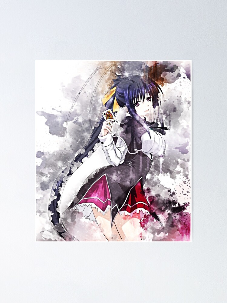 "Akeno Himejima" Poster for Sale by FauziaStudio | Redbubble