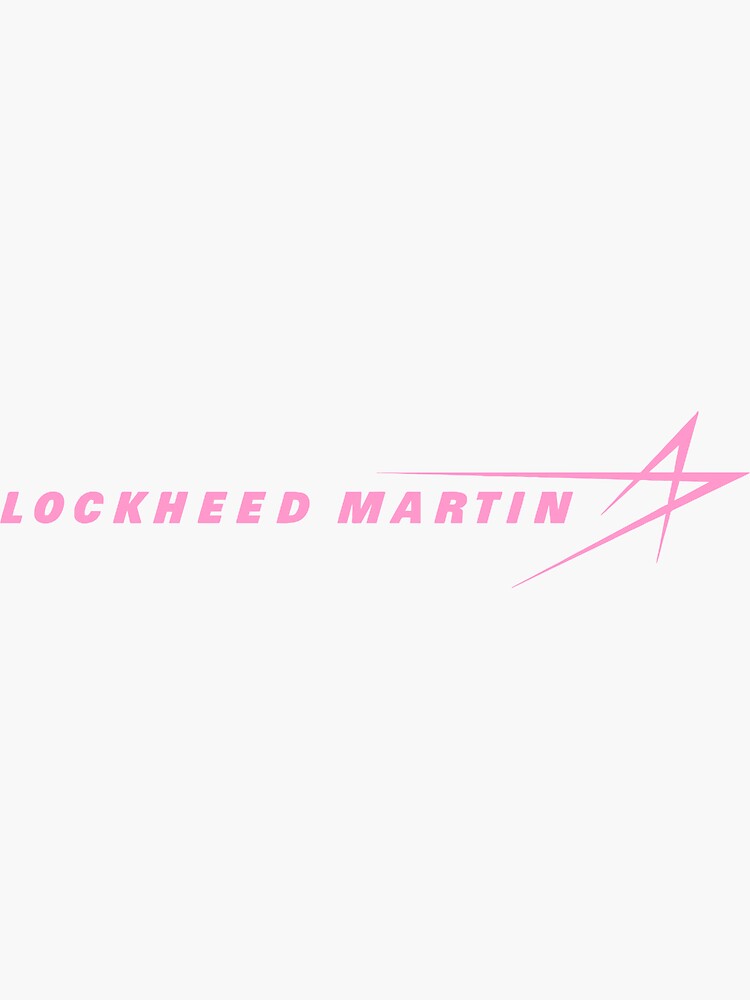 "AEROSPACE-Lockheed Martin LOGO" Sticker for Sale by AngelaReiss19 ...