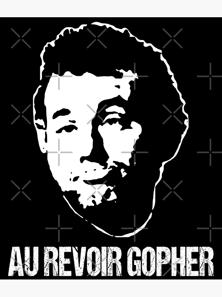 "Caddyshack Film Au Revoir Gopher" Poster by IvanPatricia6 | Redbubble
