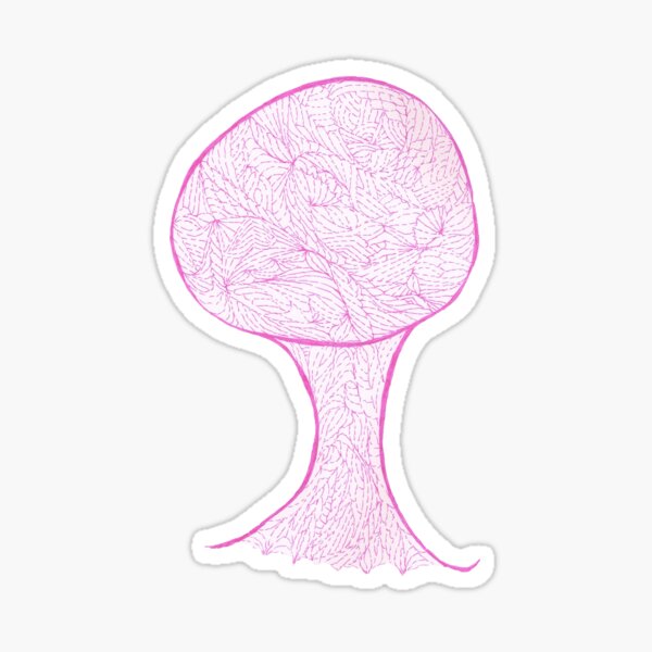 "Tree of Life for Pink People" Sticker for Sale by KazM | Redbubble