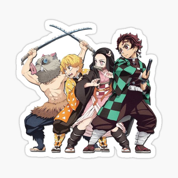 " Demon Slayer" Sticker for Sale by alexisdowdell | Redbubble