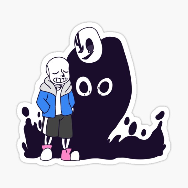 "Sans and Gaster" Sticker for Sale by RougeBlackjack | Redbubble