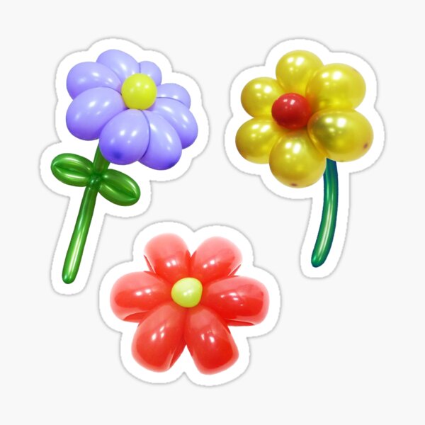 "shiny y2k flower balloon aesthetic sticker pack" Sticker for Sale by ...