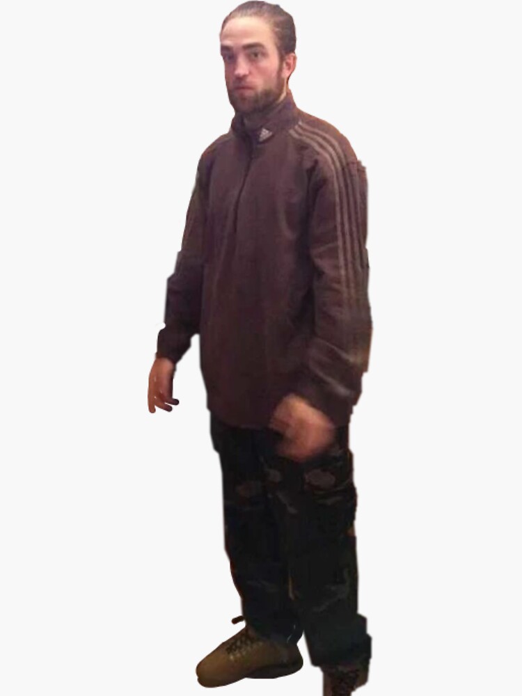 "Robert pattison meme" Sticker by Glasperdesigns | Redbubble