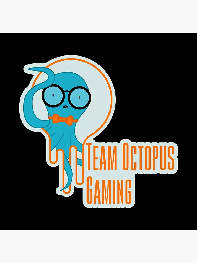 "Team Octopus Gaming Logo!" Sticker by Tomaltach777 | Redbubble