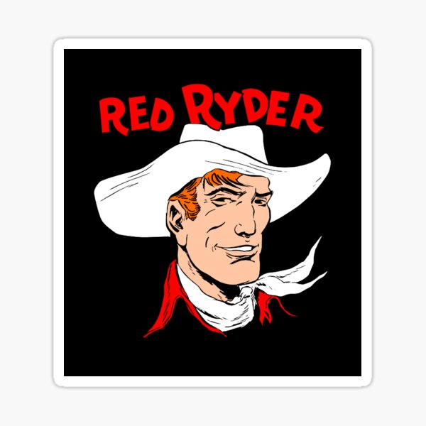 "Red Ryder" Sticker for Sale by Pop-Pop-P-Pow | Redbubble