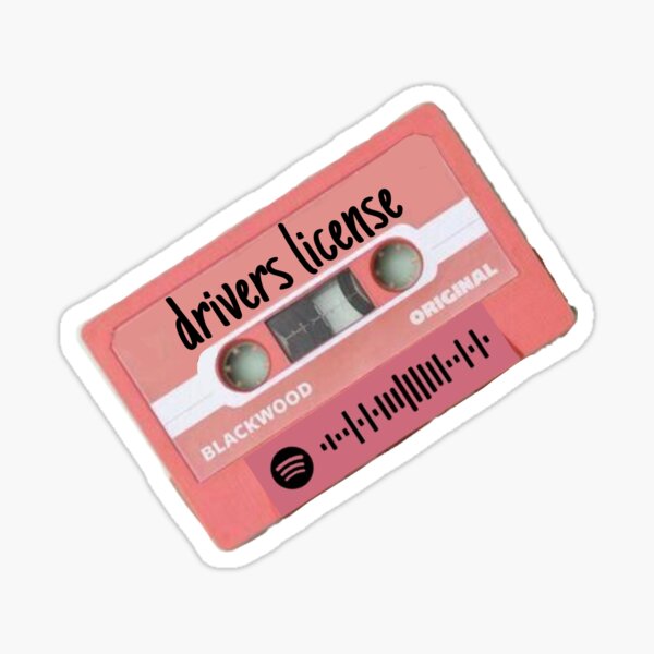 "drivers license " Sticker by Oliviagoth | Redbubble