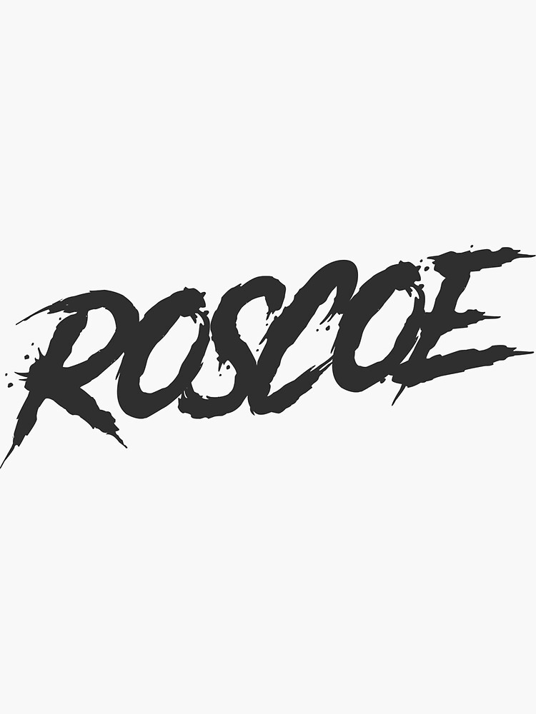 "Roscoe, heater ,gat" Sticker for Sale by BKFL | Redbubble