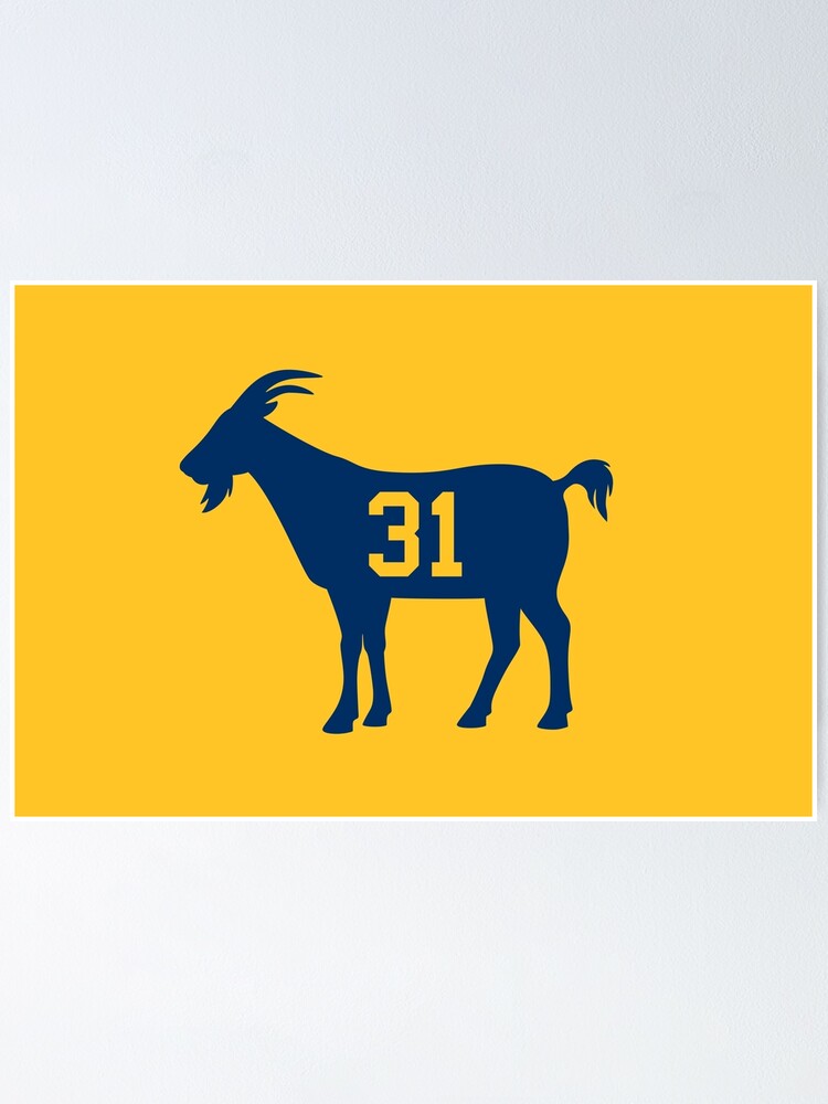 "INDY GOAT - 31 - yellow" Poster by SaturdayAC | Redbubble