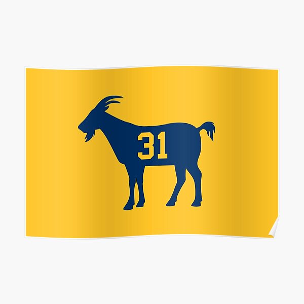 "INDY GOAT - 31 - yellow" Poster by SaturdayAC | Redbubble