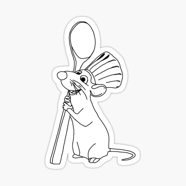 "Remy the Ratatouille" Sticker for Sale by NataliaMadrinan | Redbubble