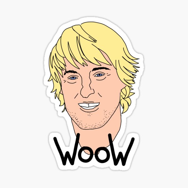 Pegatina «Owen Wilson wow meme» de Cheerhio | Redbubble
