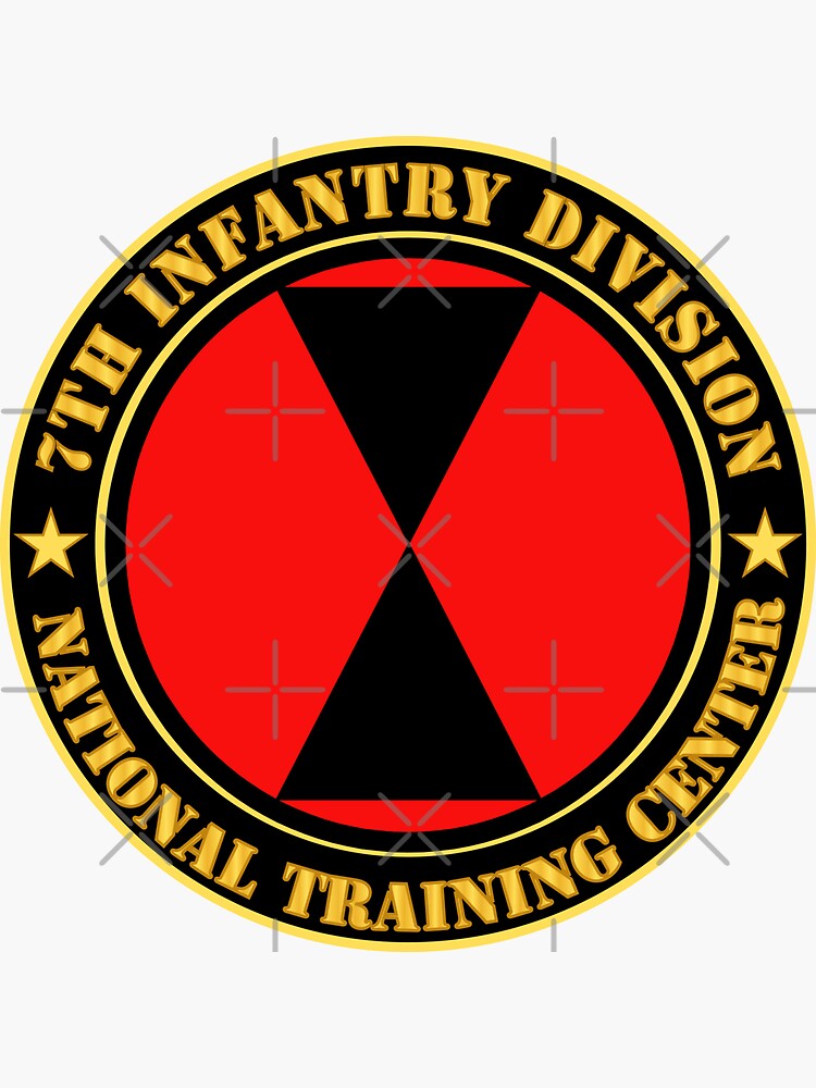 "Army - 7th Infantry Division - NTC" Sticker for Sale by twix123844 ...