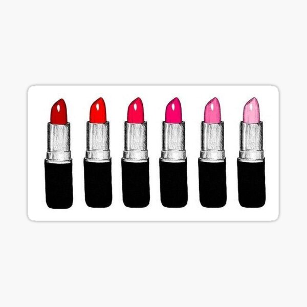 "Lipstick" Sticker for Sale by amandabrynn | Redbubble