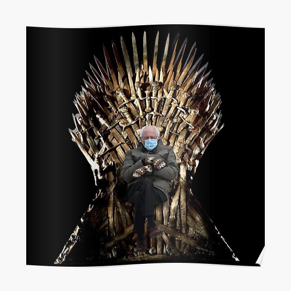 "Bernie Sanders 2021 Inaugural Memes Bernie Sanders Viral Memes" Poster ...