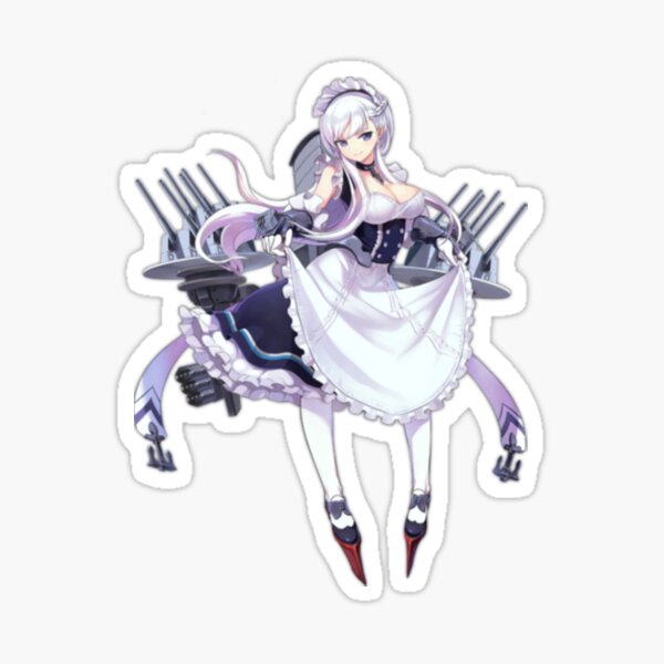 "Belfast - Azur Lane" Sticker for Sale by OldSpicy25 | Redbubble