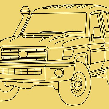 "79 Series Troopy Black Line Drawing" Poster for Sale by safetysam ...