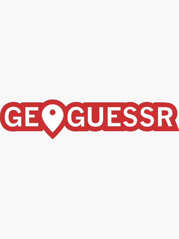 "GeoGuessr Logo Sticker" Sticker for Sale by sport-stickers | Redbubble
