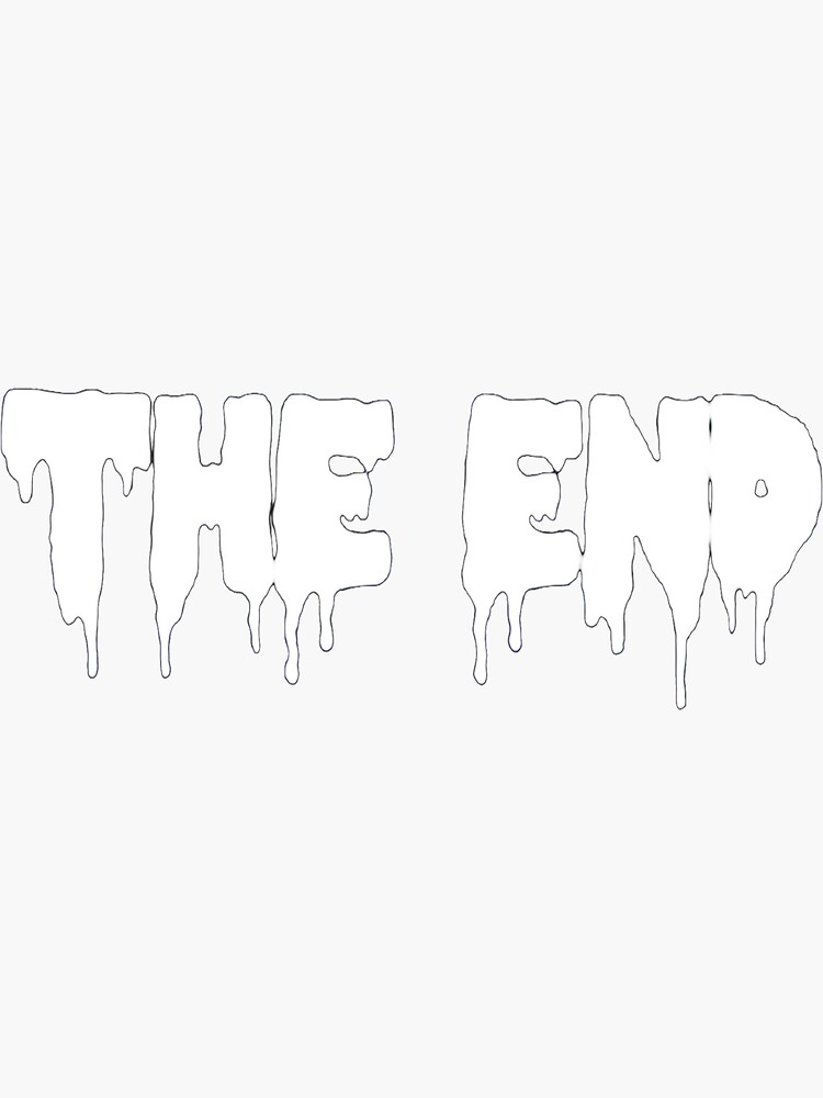 "The End Pastel Goth" Sticker for Sale by juniharto046 | Redbubble
