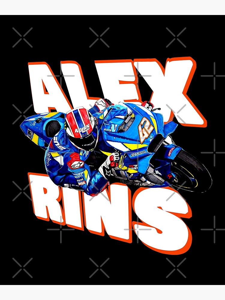 "MotoGP Champion Pro Alex Rins Number 42 Suzuki Gift" Poster by ...