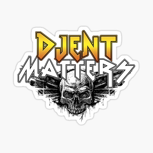 "Djent Matters - in Gold - Skull with wings" Sticker for Sale by ...