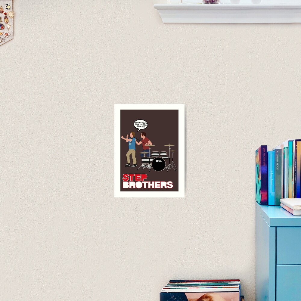 "STEP BROTHERS DRUM SET" Poster for Sale by EvanTapper | Redbubble