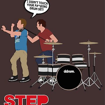 "STEP BROTHERS DRUM SET" Poster for Sale by EvanTapper | Redbubble
