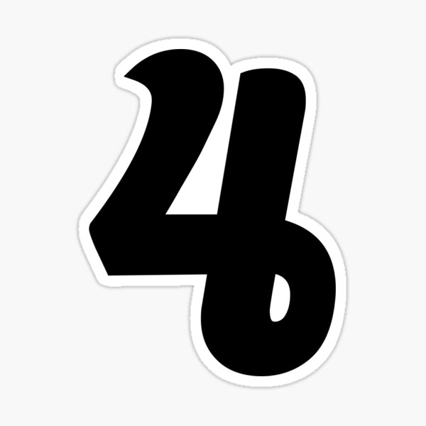 "Number 4" Sticker for Sale by t-shirtella | Redbubble