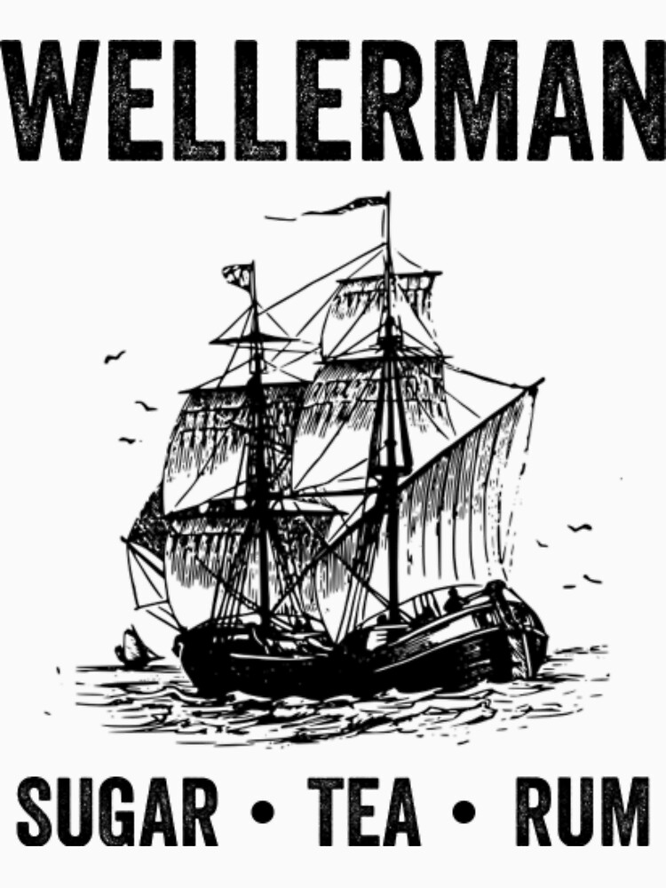 "Wellerman Sea Shanty Sugar Tea Rum Ship Anchor Fishing Whaling Song" T ...