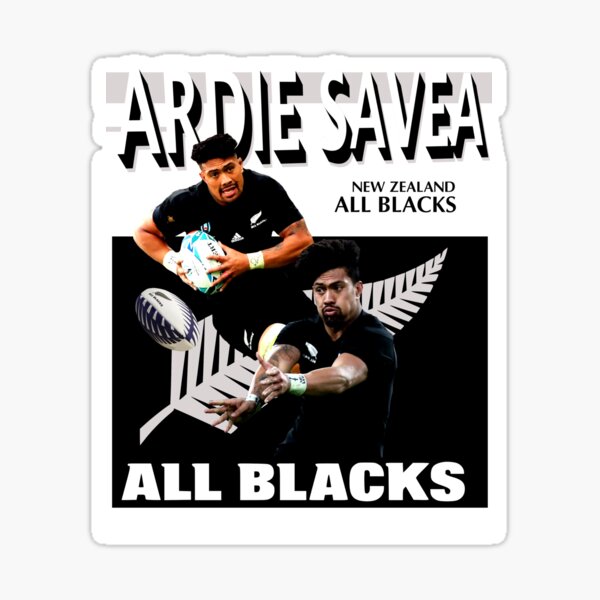 " All Black Ardie Savea Rugby NEW ZEALAND ALL BLACKS SUPERSTAR ...