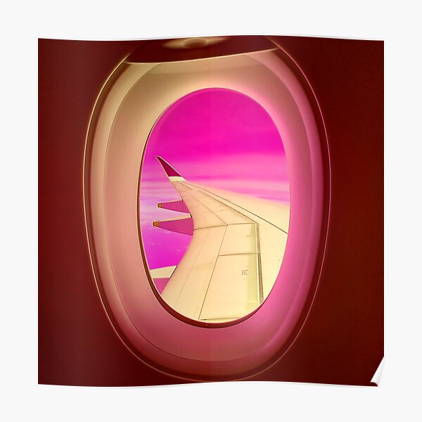 "View from the Airplane Window" Poster by chinichin | Redbubble