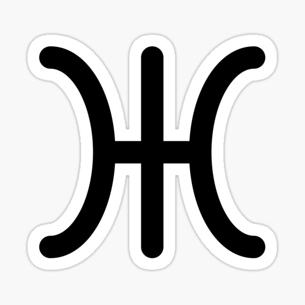 "UMMO alien symbol black and white" Sticker for Sale by XavierCarrera1 ...