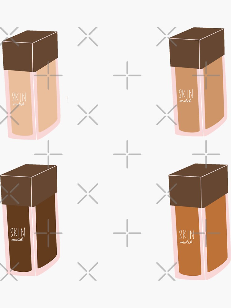 "Foundation sticker pack " Sticker for Sale by Vaishy13 | Redbubble