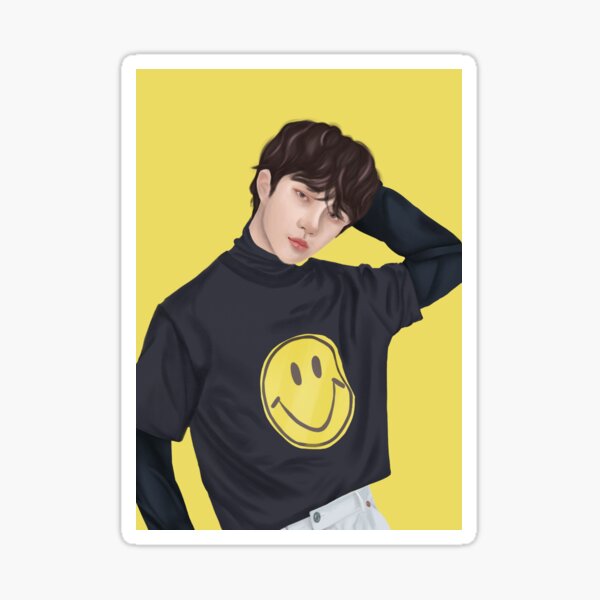 "Beomgyu Blue Hour Era - Smiley Photoshoot" Sticker for Sale by ...