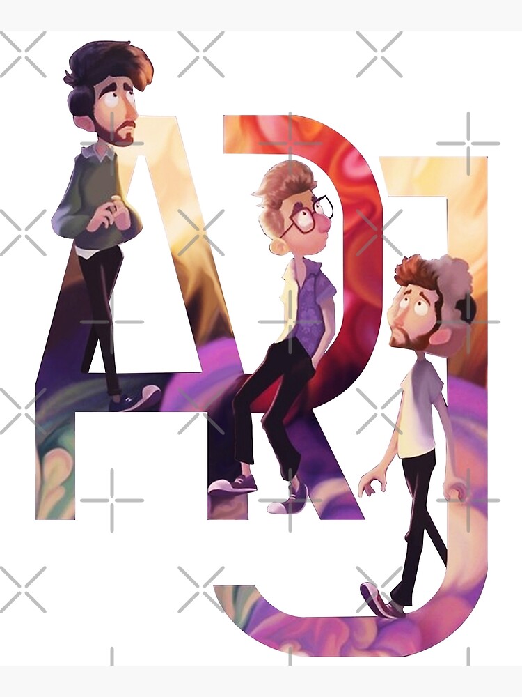 Póster «Graphic Love AJR Band Miembros Arte de dibujos animados» de ...