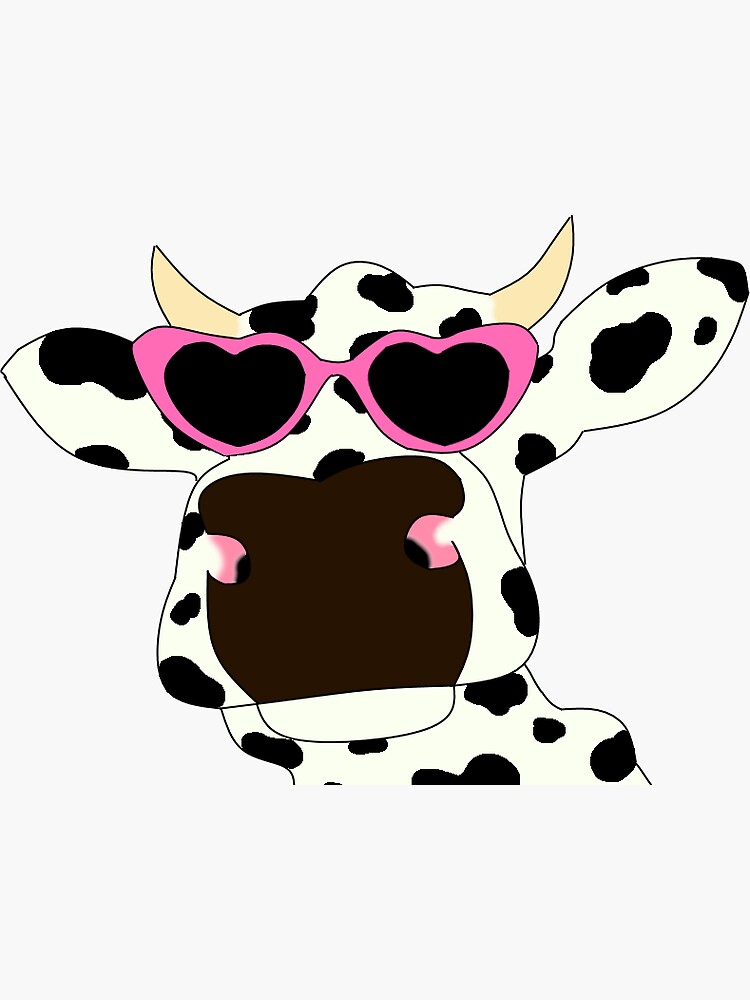 "swag cow" Sticker for Sale by mtngbl | Redbubble