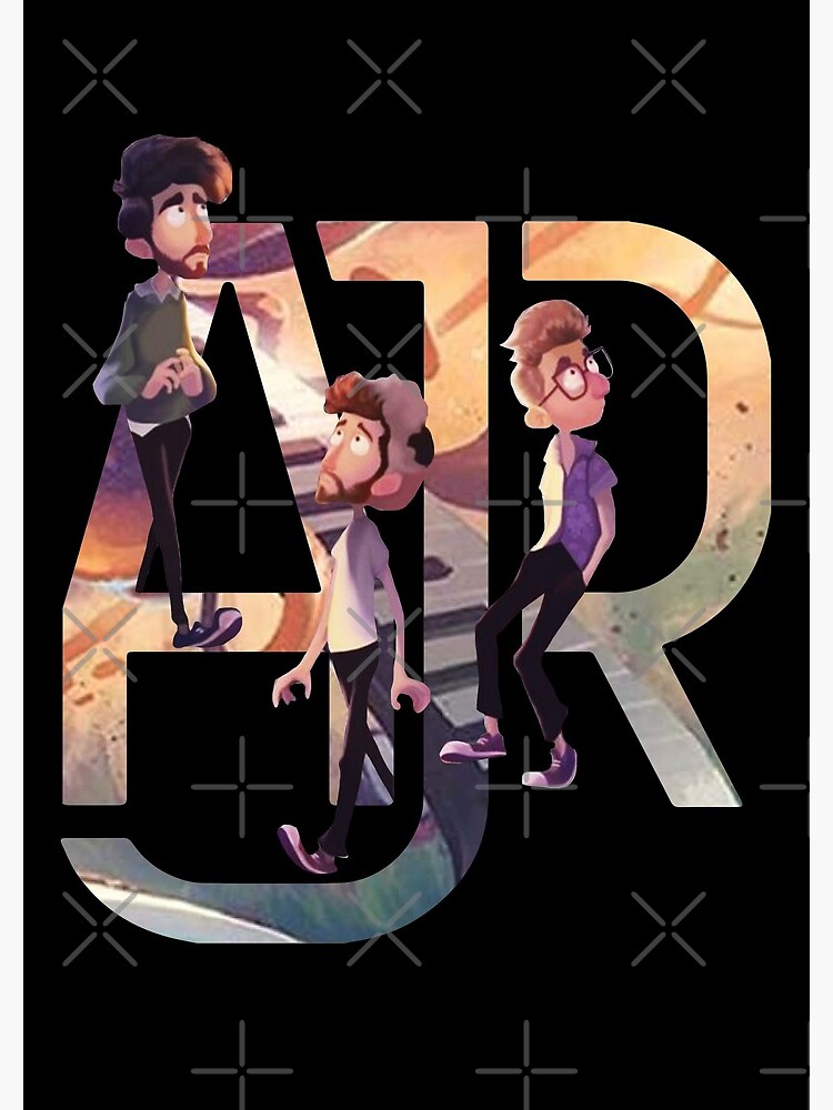 Cuaderno de espiral «Diseño de dibujos animados vintage AJR Pop Band ...