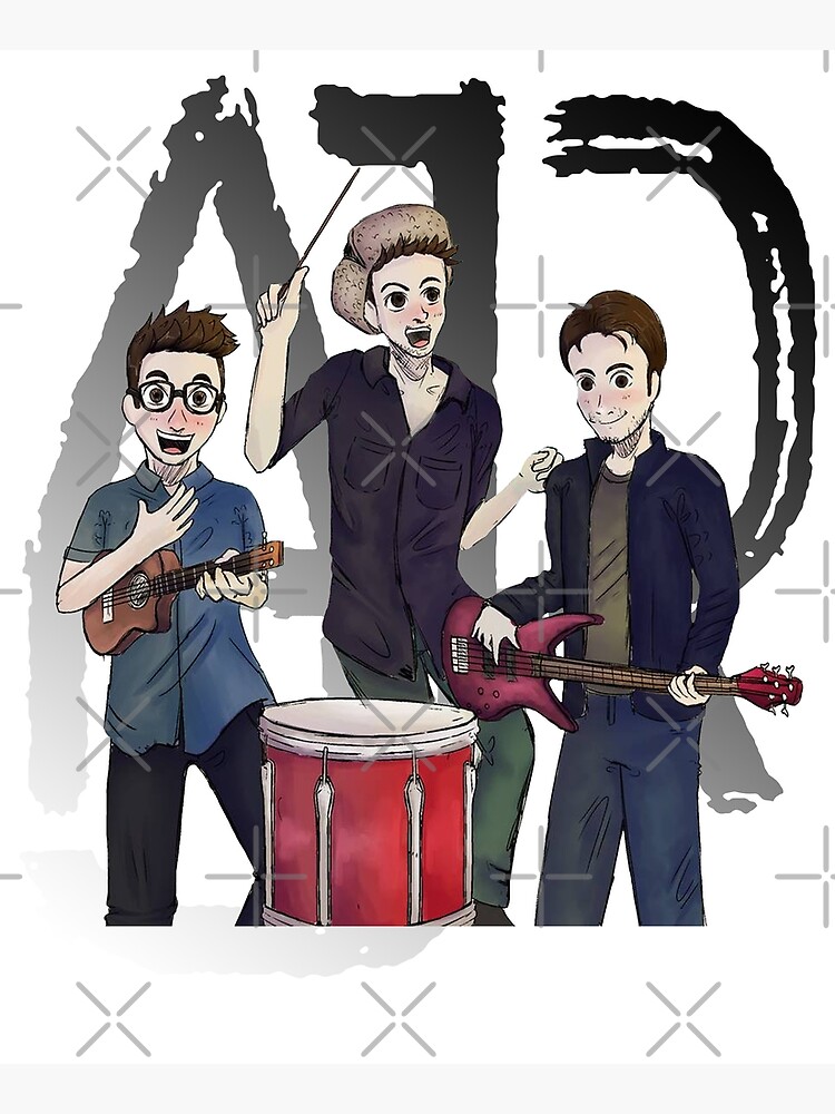 Póster «Vintage Art AJR Pop Band Dibujos animados» de LisaEmily8 ...